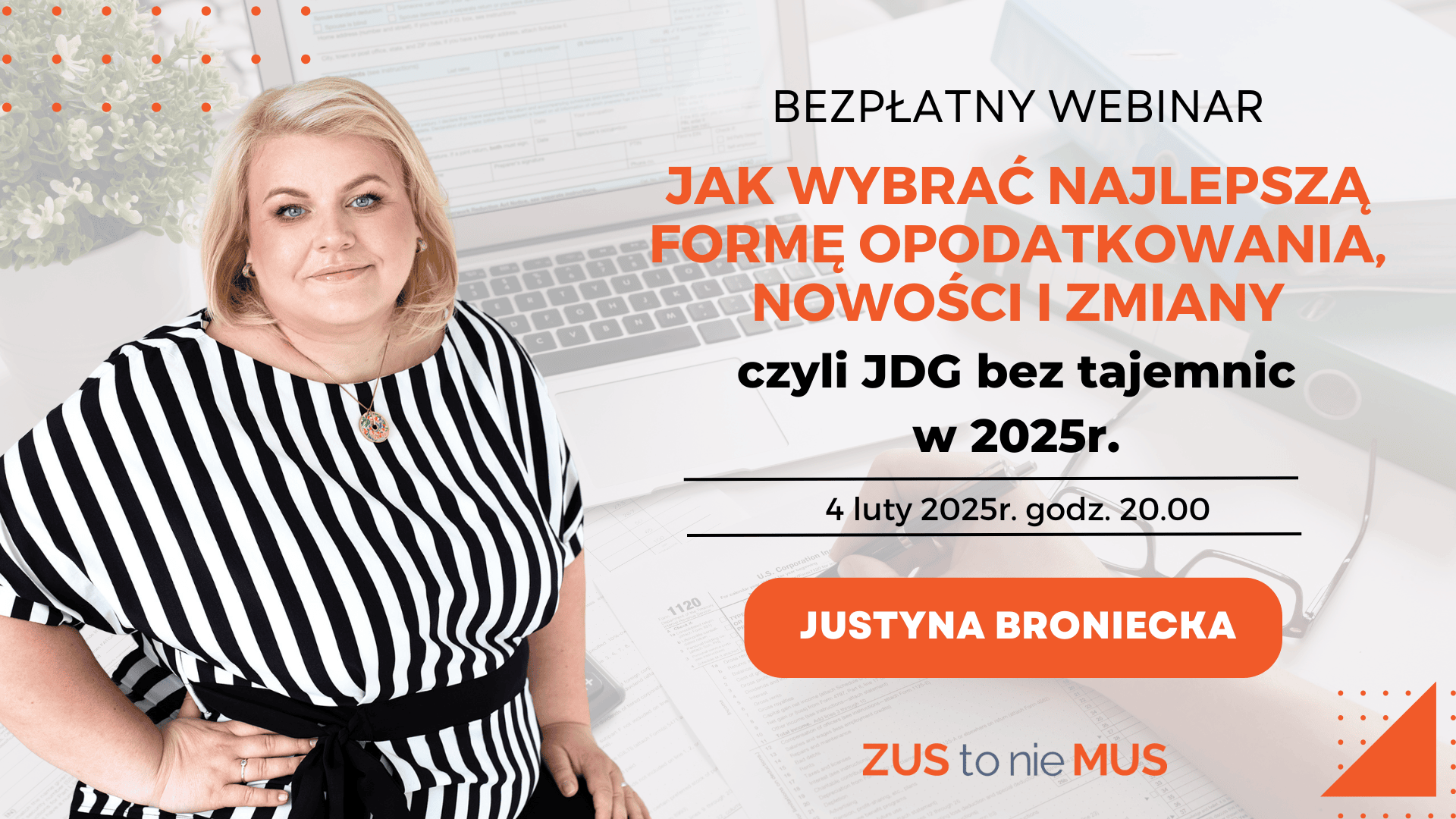Co wziąć pod uwagę wybierając formę opodatkowania w JDG? - ZUS to nie MUS